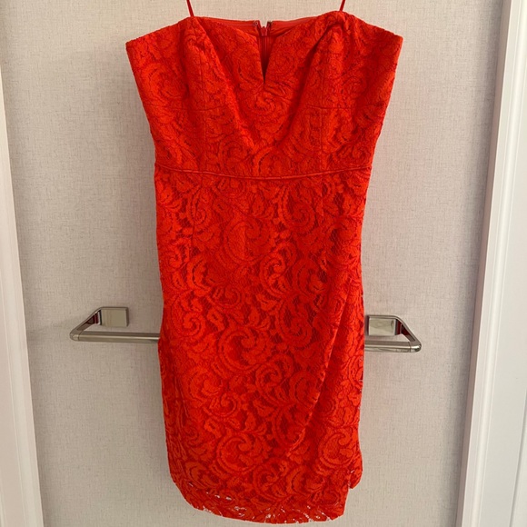 J. Crew | Dresses | Jcrew Cathleen Dress In Leavers Lace Poppy 6 | Poshmark